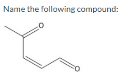 Solved Name the following compound: | Chegg.com
