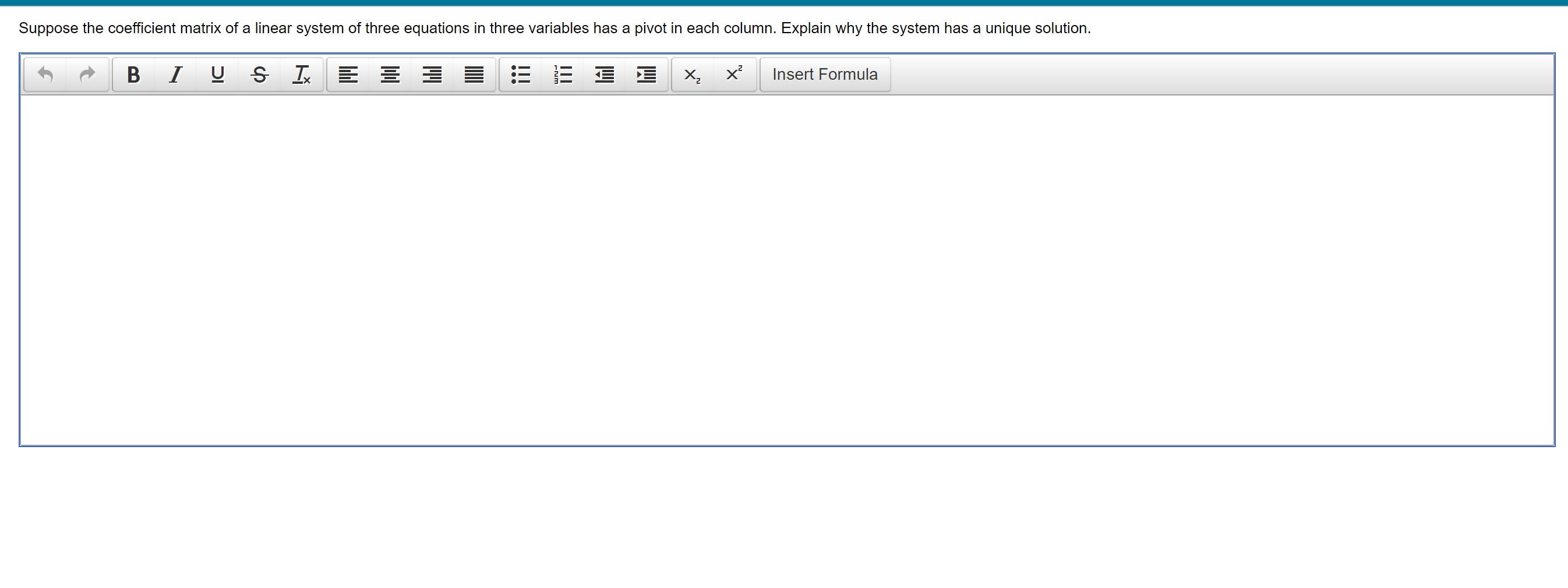 Solved Suppose the coefficient matrix of a linear system of | Chegg.com