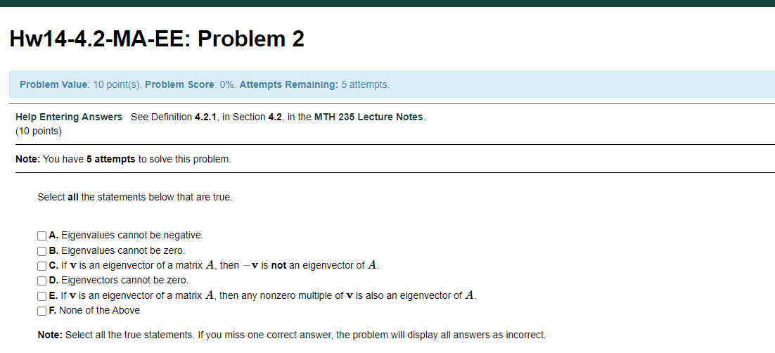 Solved Hw14-4.2-MA-EE: Problem 2 Problem Value: 10 point(s). | Chegg.com