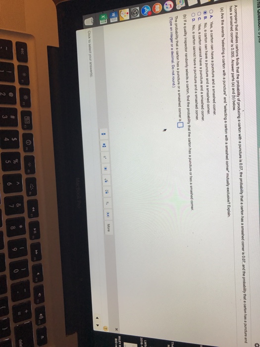 Solved A company that makes cartons find that the | Chegg.com