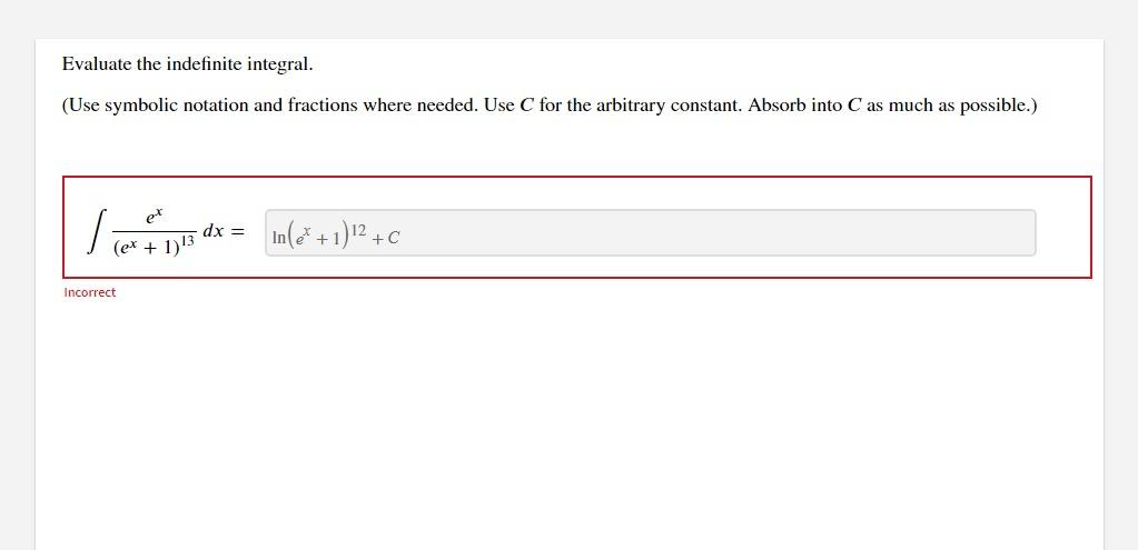 Solved Evaluate the indefinite integral. (Use symbolic | Chegg.com