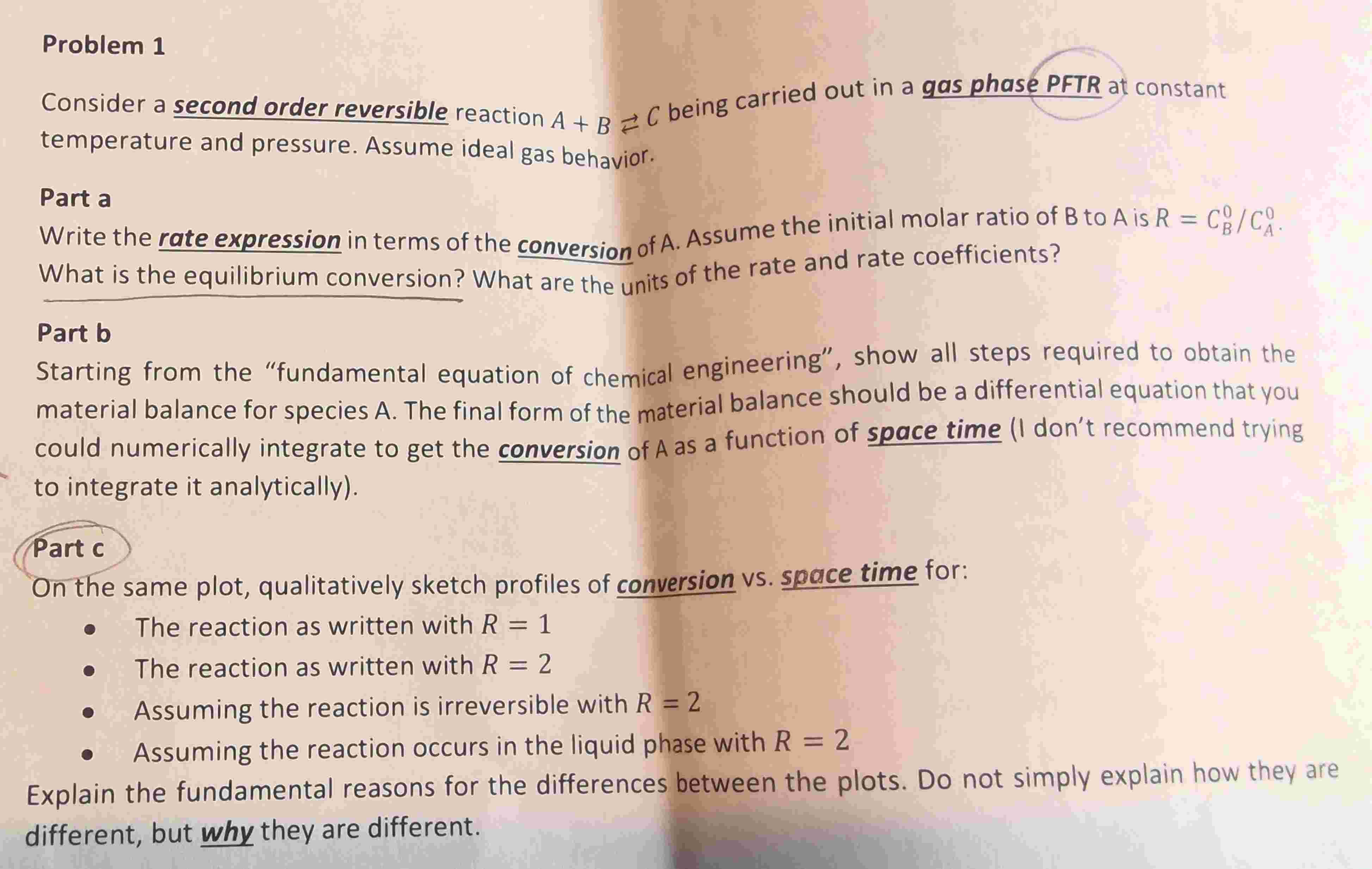 Solved Please help, will like!Problem 1Consider a second | Chegg.com