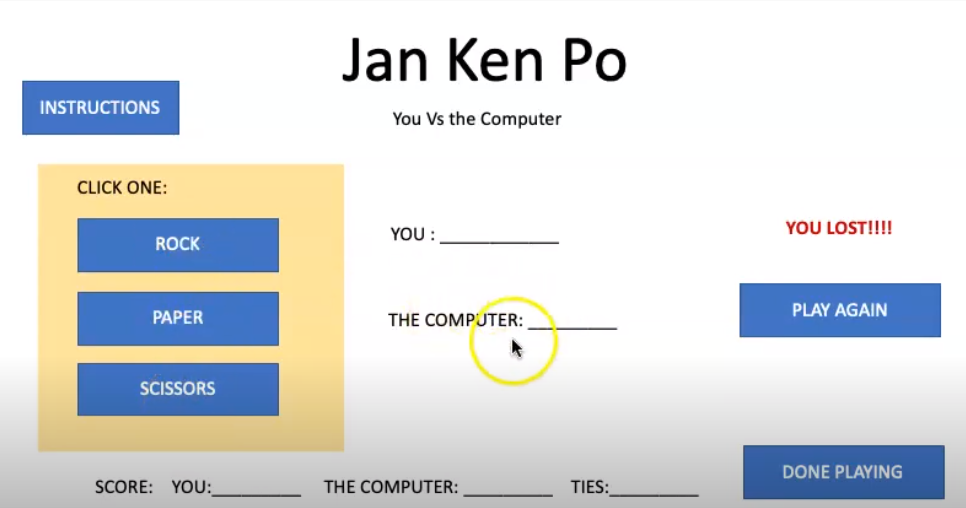 Solved Instructions You will implement a game | Chegg.com