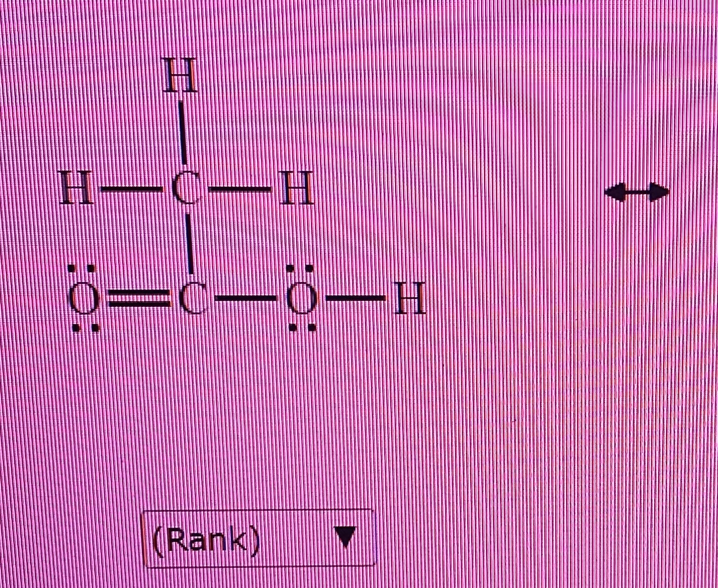 Rank the resonance structure in each row of the table | Chegg.com