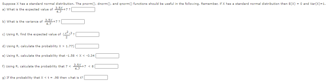 Solved Suppose X has a standard normal distribution. The | Chegg.com