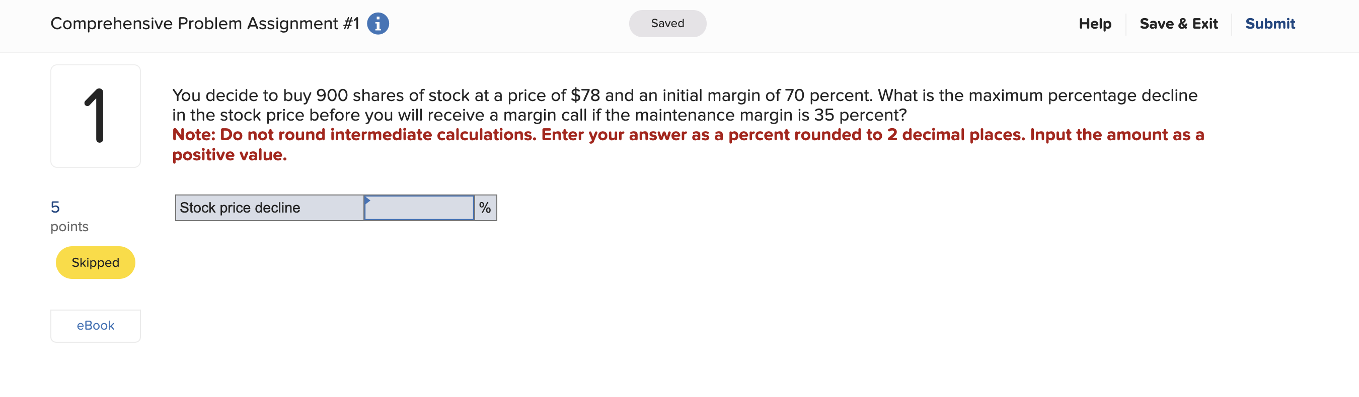 Solved Comprehensive Problem Assignment \#1 i You decide to | Chegg.com