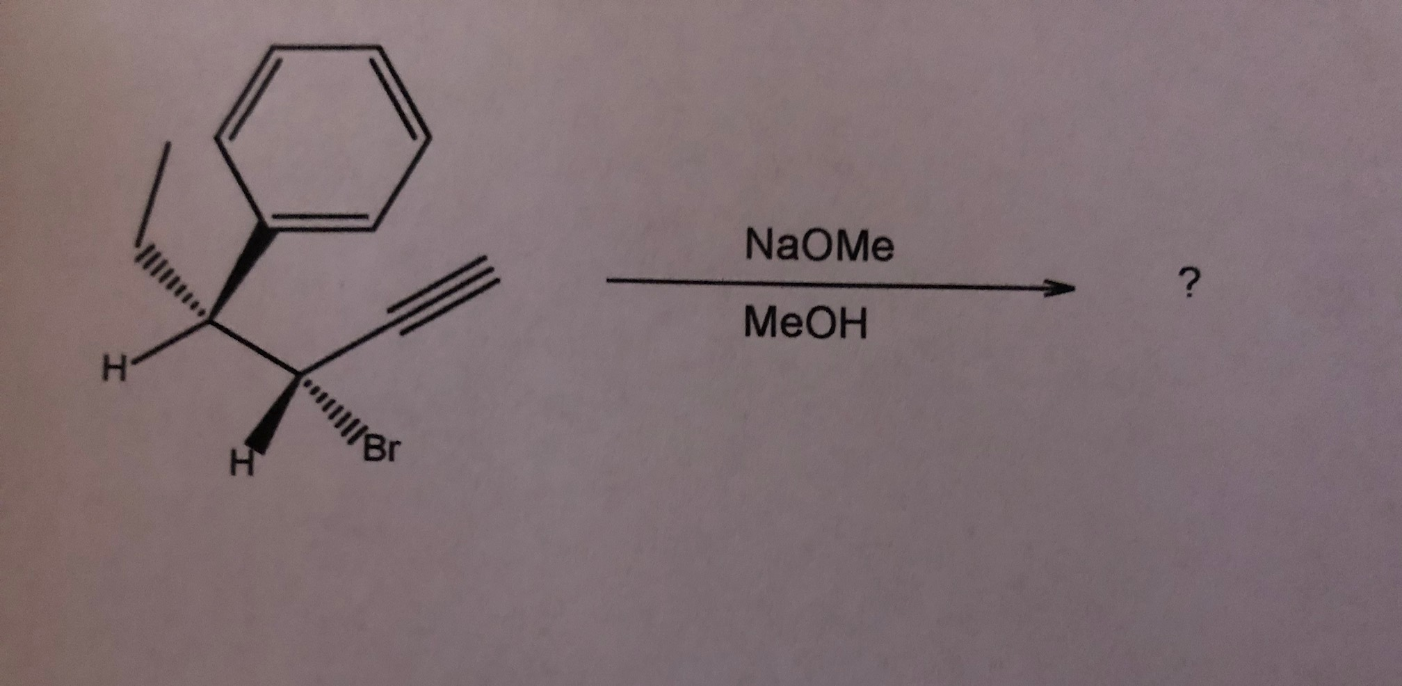 Solved NaoMe MeOH | Chegg.com