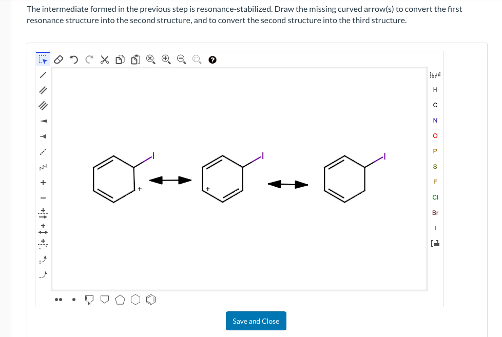 Solved The intermediate formed in the previous step is | Chegg.com