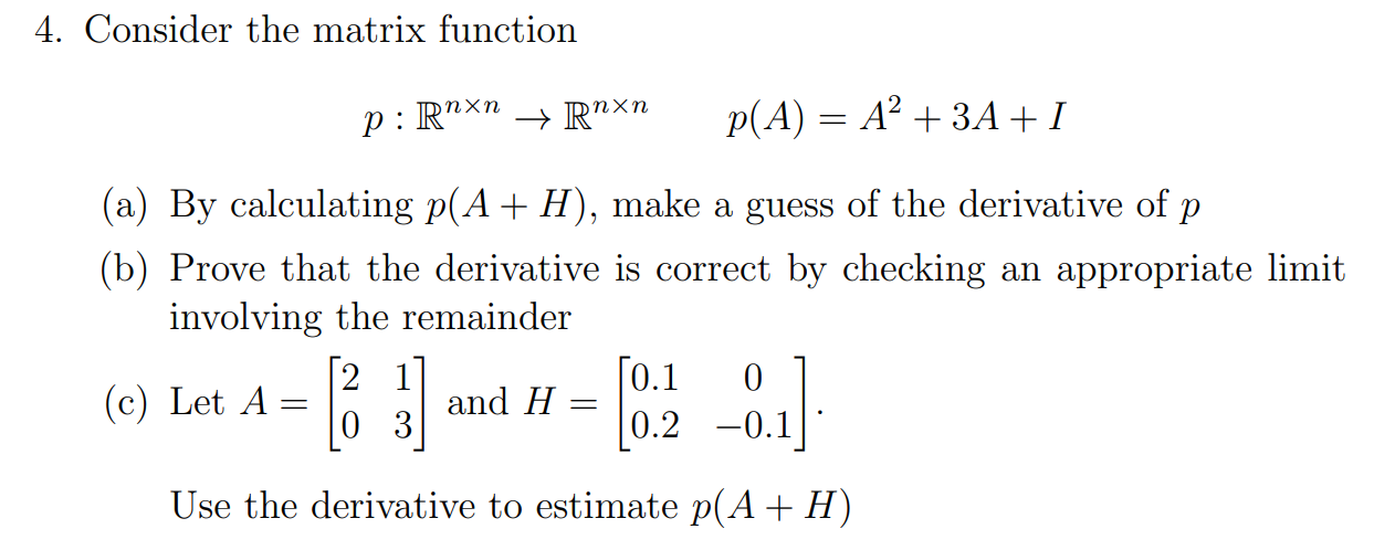 Solved Consider the matrix | Chegg.com