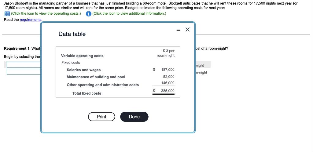 Solved Jason Blodgett is the managing partner of a business | Chegg.com
