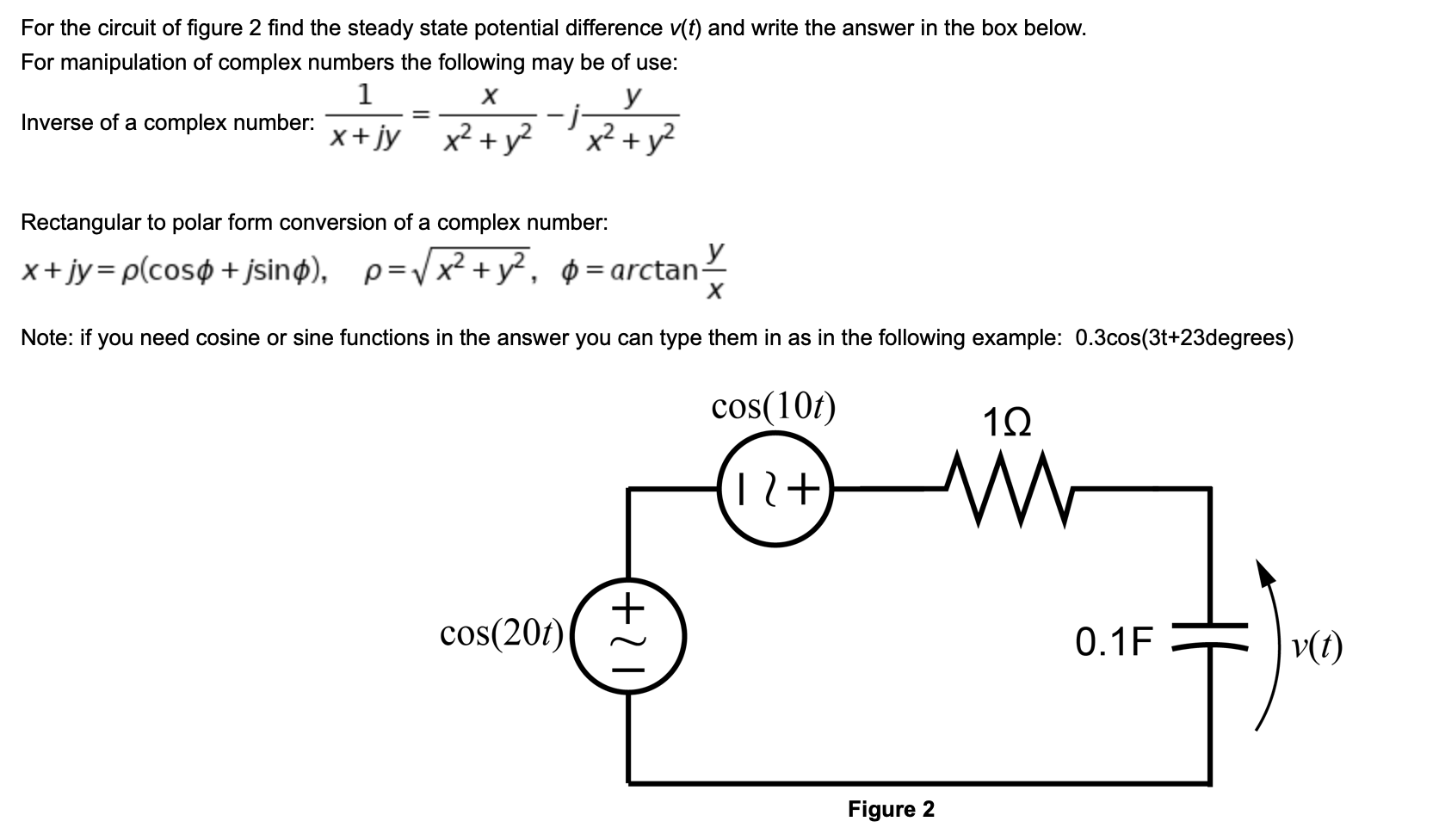 Solved Figure 1 consists of a linear network with two | Chegg.com