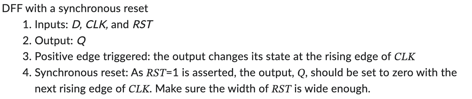 Solved Design a CMOS VLSI technology D flip flop with | Chegg.com
