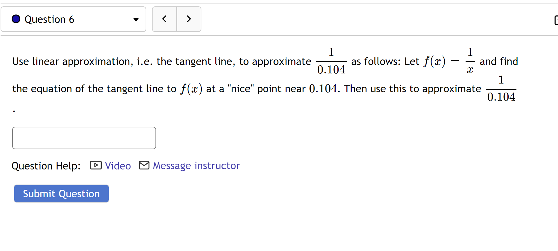 Solved Use linear approximation, i.e. the tangent line, to | Chegg.com