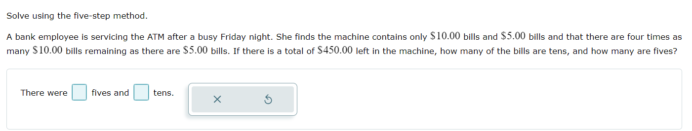 Solved Solve using the five-step method. A bank employee is | Chegg.com