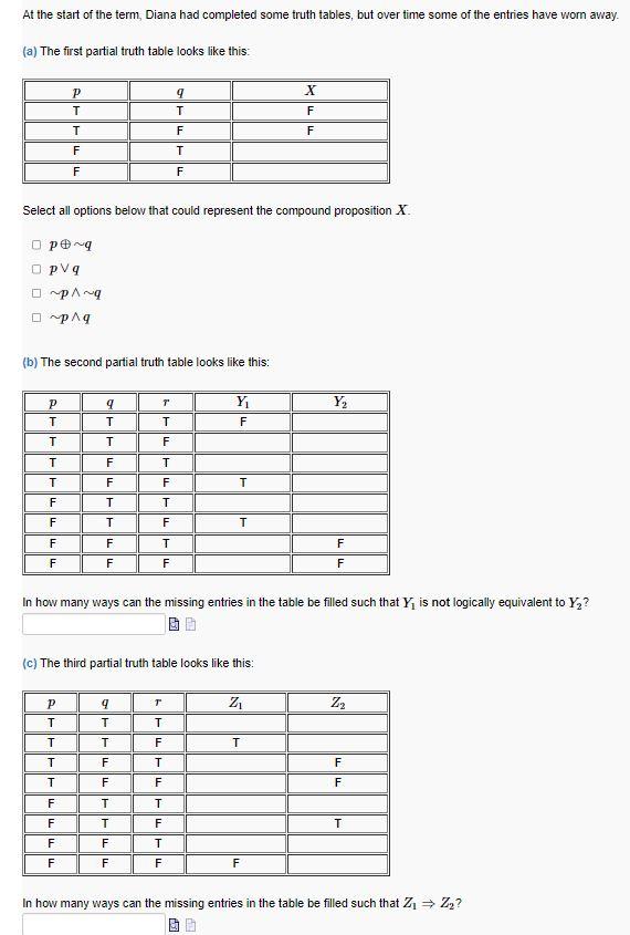 Solved At the start of the term, Diana had completed some | Chegg.com