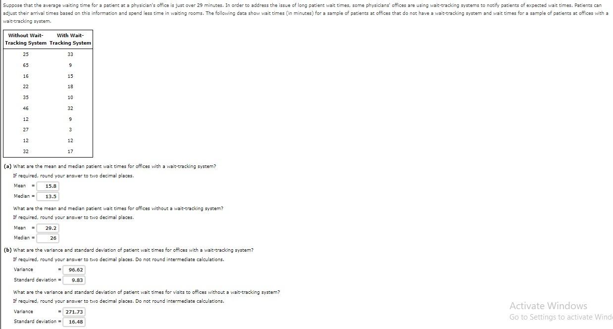Solved wait-tracking system. (a) Considering only offices | Chegg.com