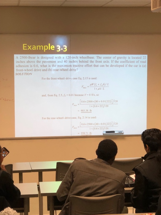 Solved Example 3.3 A 2500-lbear is designed with a 120-inch | Chegg.com