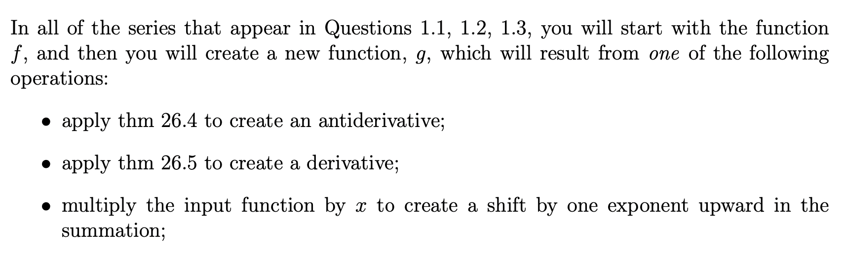 Solved Question 1.1. Find a closed form value for each of | Chegg.com