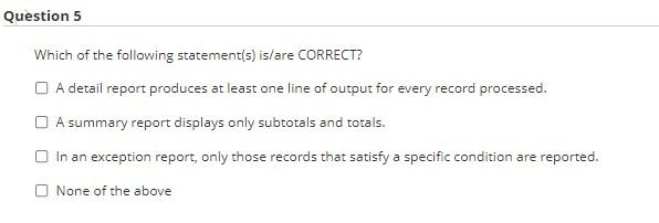 Solved Which of the following statement(s) is/are CORRECT? A | Chegg.com