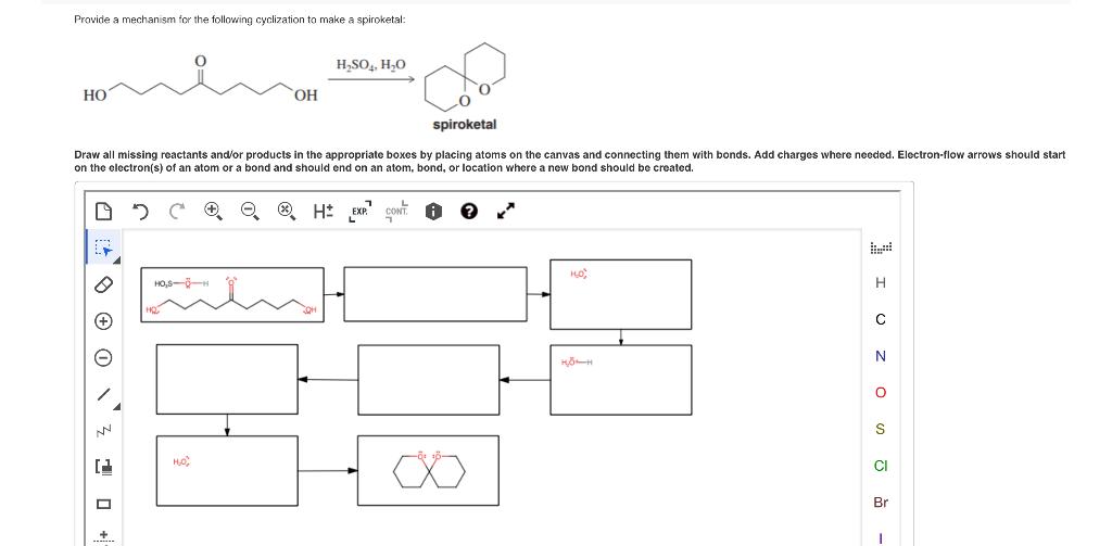 Solved Provide a mechanism for the following cyclization to | Chegg.com