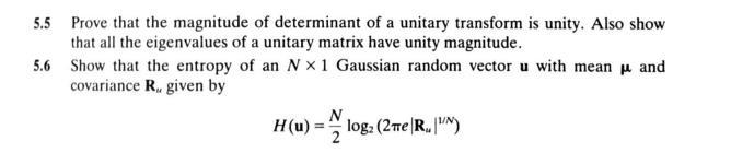 Solved 5.5 Prove that the magnitude of determinant of a | Chegg.com