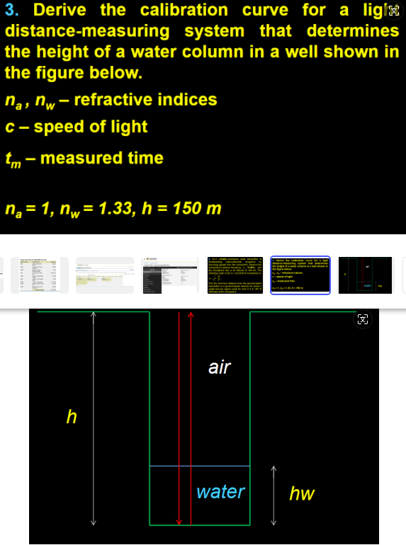 Solved Derive the calibration curve for a | Chegg.com