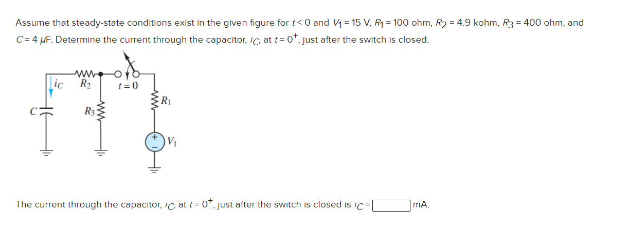 Solved Assume that steady-state conditions exist in the | Chegg.com