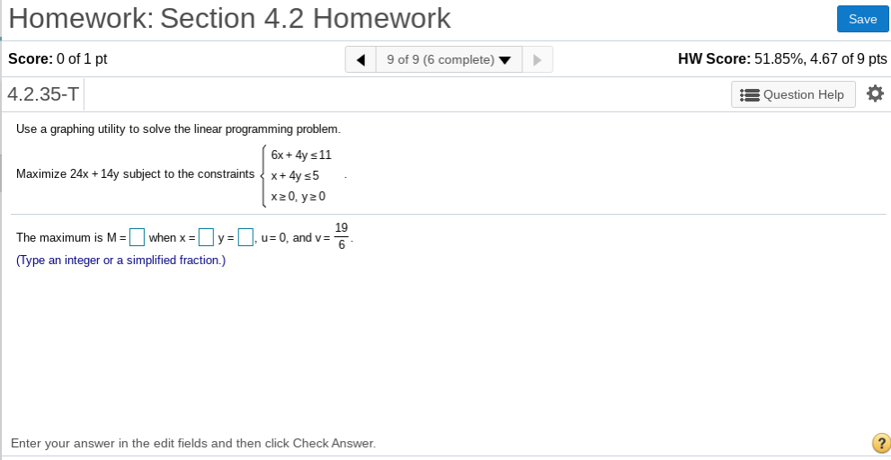 Solved Homework Section 4 2 Homework Save Score 0 Of 1 Pt
