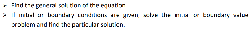 Solved Find the general solution of the equation. If initial | Chegg.com