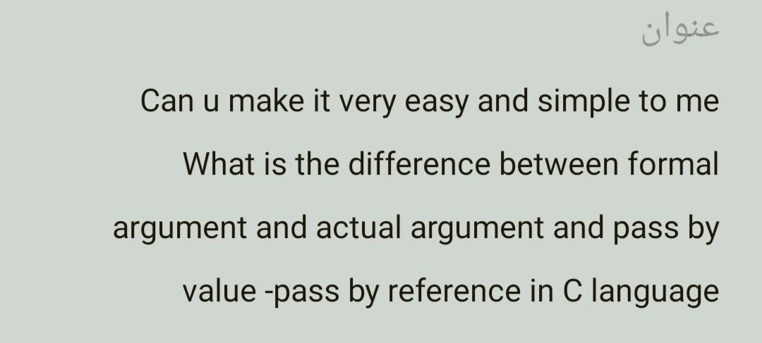 Solved عنوان Can u make it very easy and simple to me What | Chegg.com