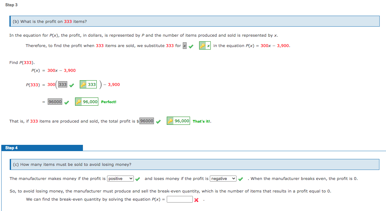 Solved In The Equation For Px The Profit In Dollars Is 