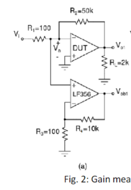 Solved Fig. 2: Gain meaUsing Multisim or LTSpice, simulate | Chegg.com