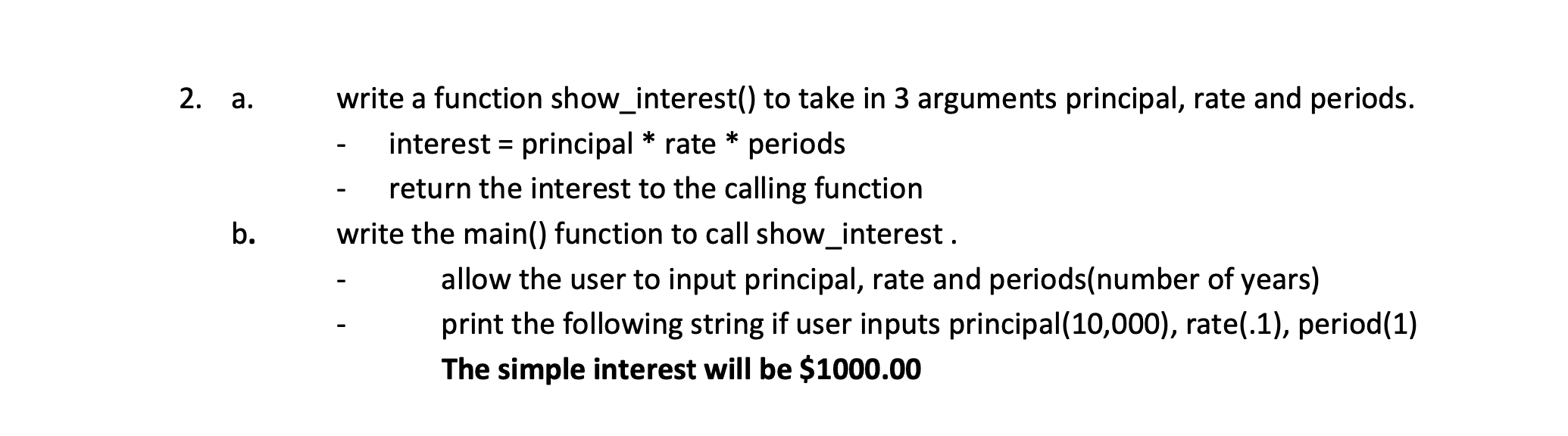 Solved Important Note: Do not use arrays, structs, and | Chegg.com