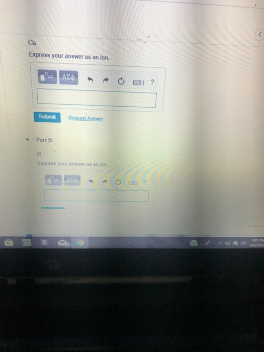 Solved Ca Express your answer as an ion. Submit Part B | Chegg.com