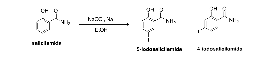 Solved Explique por qué el producto es 5-yodosalicilamida en | Chegg.com