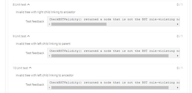 Solved 7.13 LAB: BST validity checker. Please use C++. I | Chegg.com