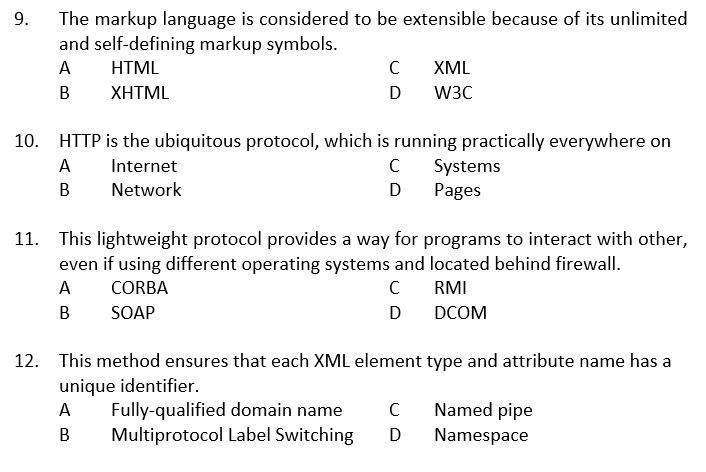 Solved 9. The markup language is considered to be extensible | Chegg.com