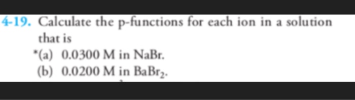 Solved Calculate the p-functions for each ion in a solution | Chegg.com