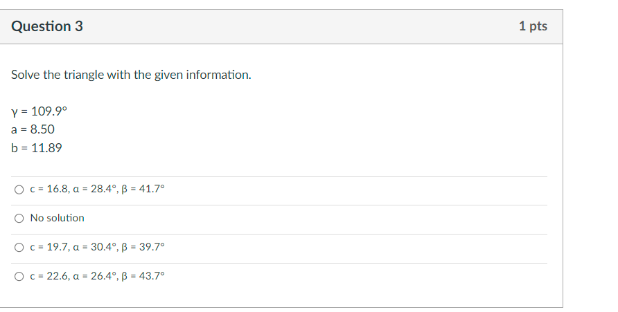 Solved Attempt due Question 1 1pts 1 Hour, 48 Solve the | Chegg.com