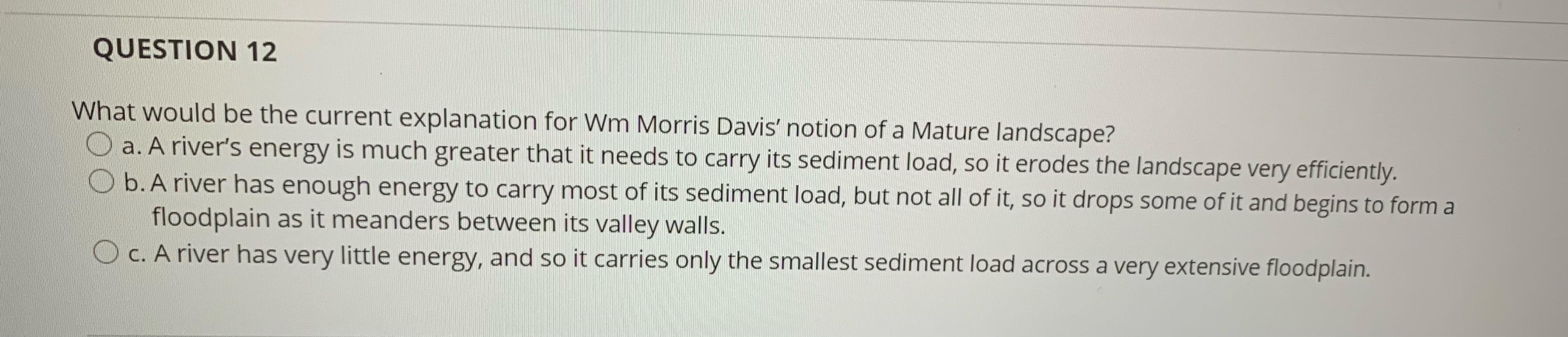 QUESTION 12 What would be the current explanation for | Chegg.com