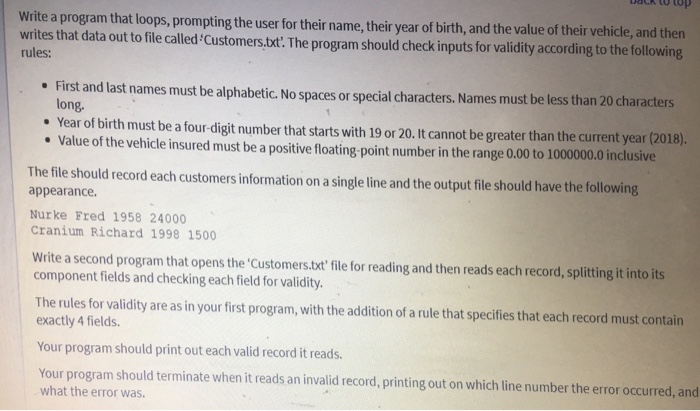 Solved Write a program that loops, prompting the user for | Chegg.com