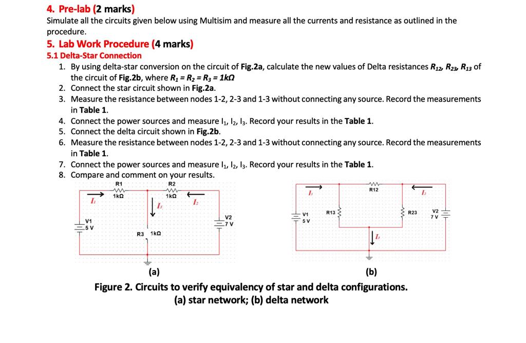 Solved 4. Pre-lab (2 marks) Simulate all the circuits given | Chegg.com