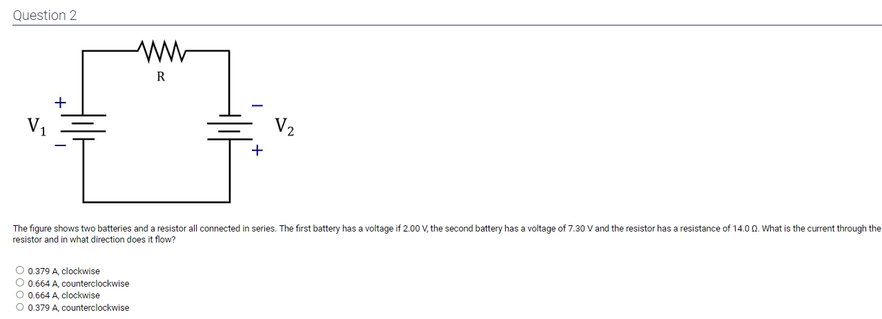 Solved resistor and in what direction does it flow? 0.379 A, | Chegg.com