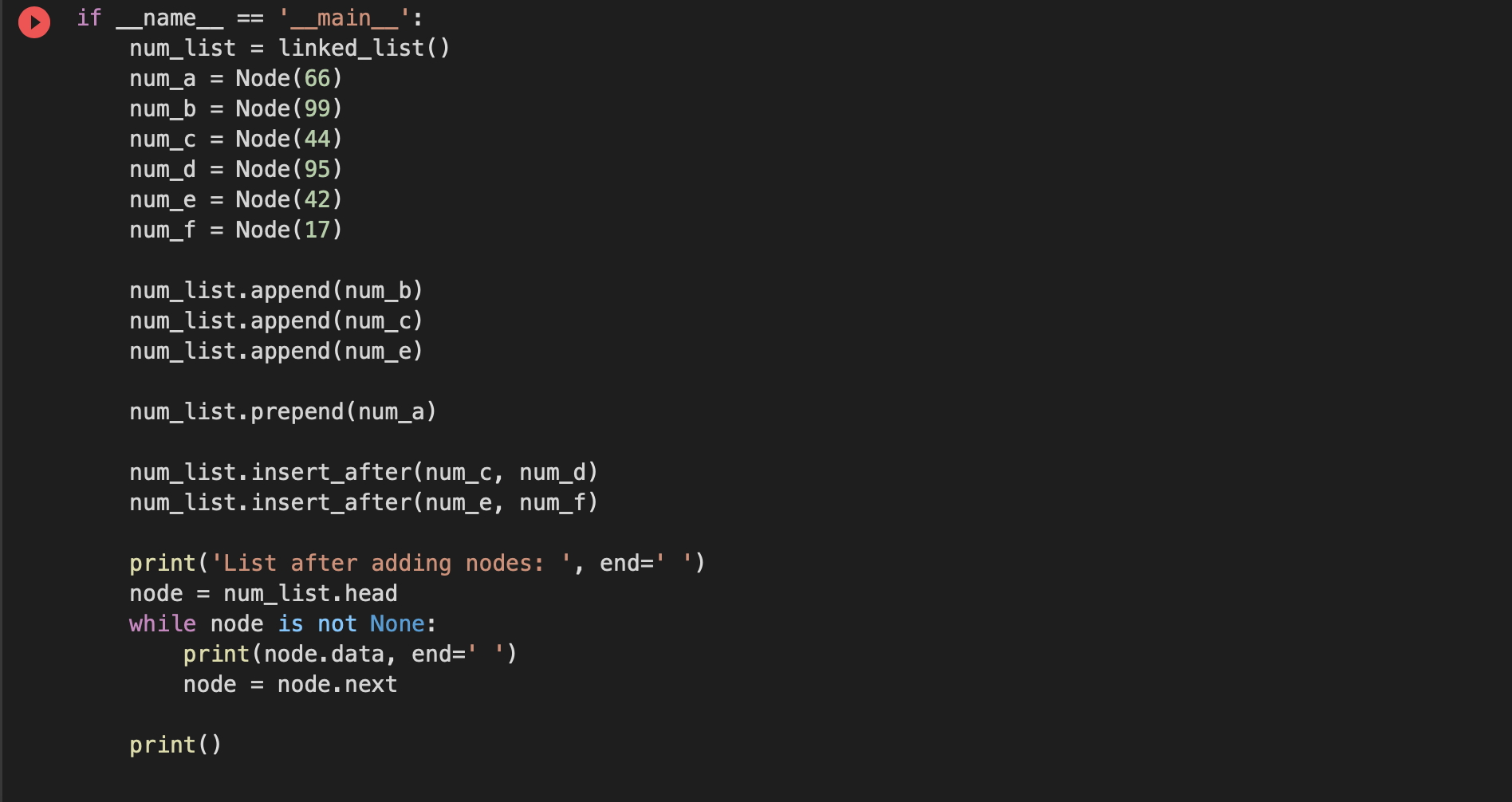 Solved this code doesn't run please fix the code and make | Chegg.com