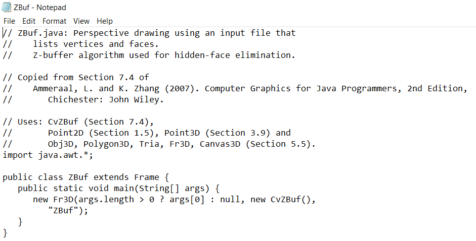 HLines- Notepad File Edit Format View Help // | Chegg.com