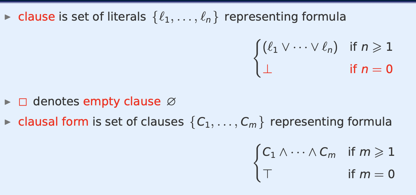 Solved For each of the following clausal forms, use | Chegg.com