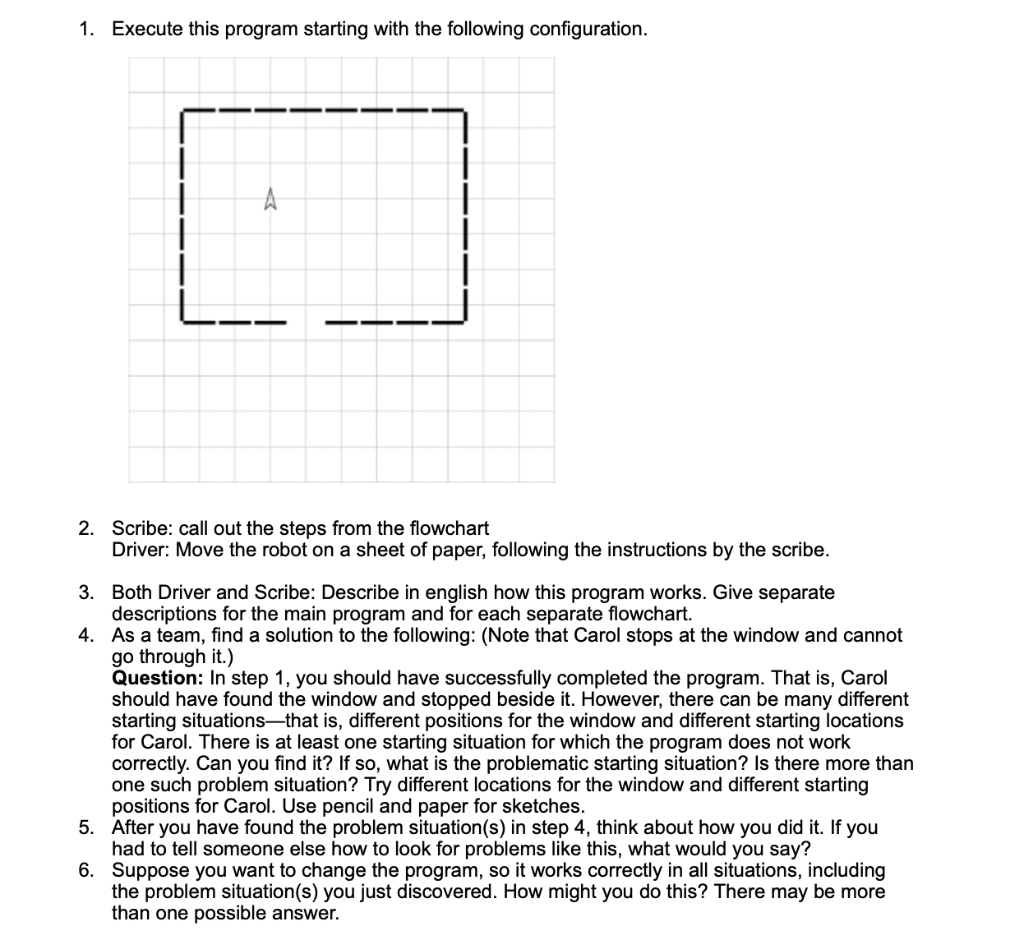 1. Execute this program starting with the following | Chegg.com