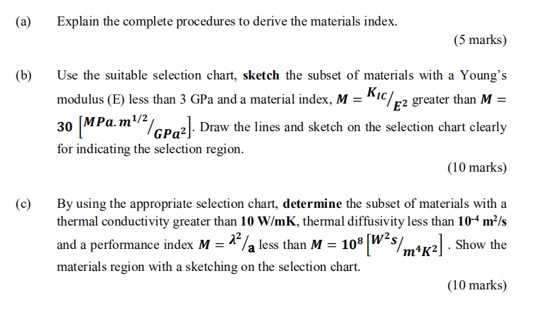 Solved (a) Explain the complete procedures to derive the | Chegg.com