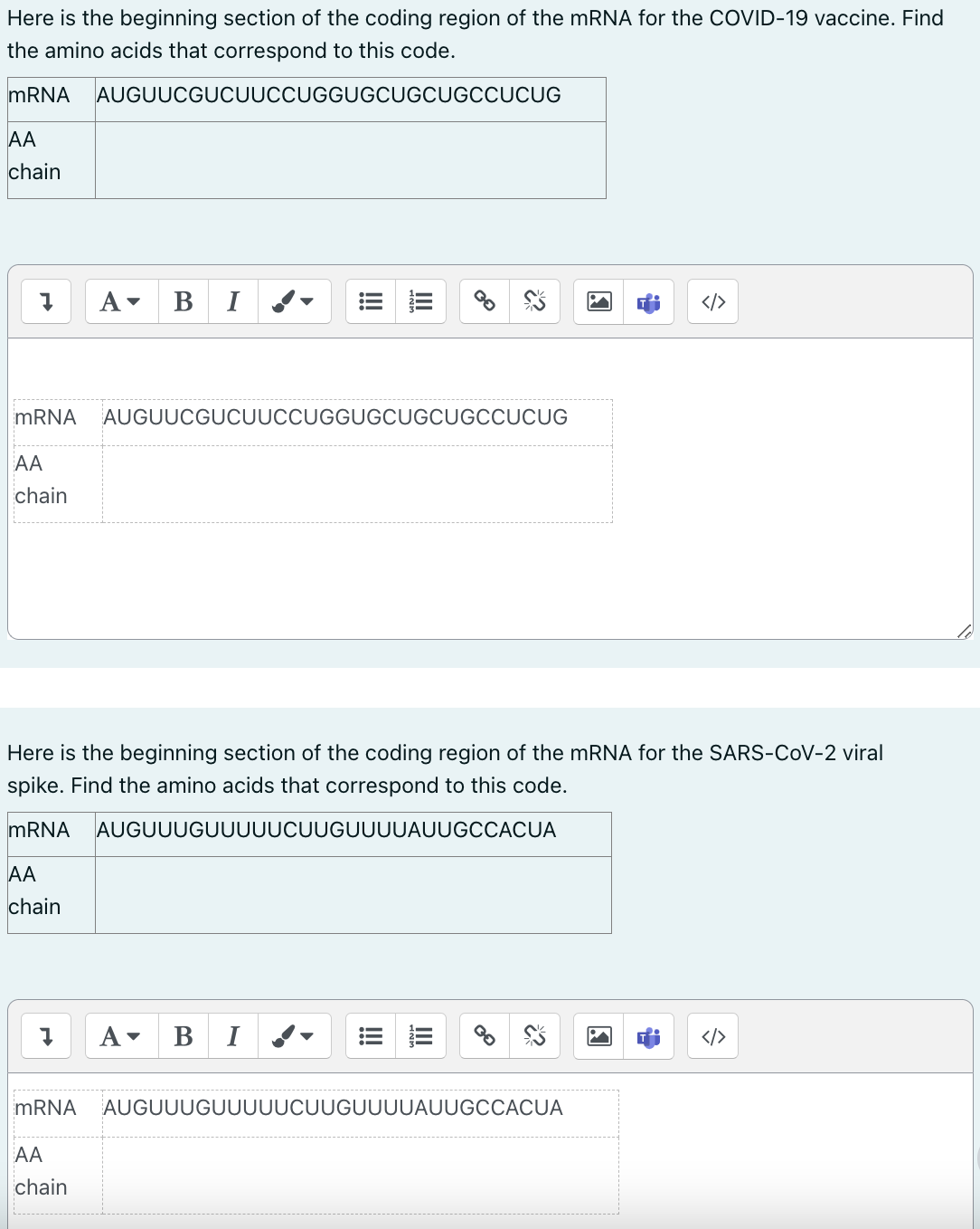 Solved Here is the beginning section of the coding region of | Chegg.com