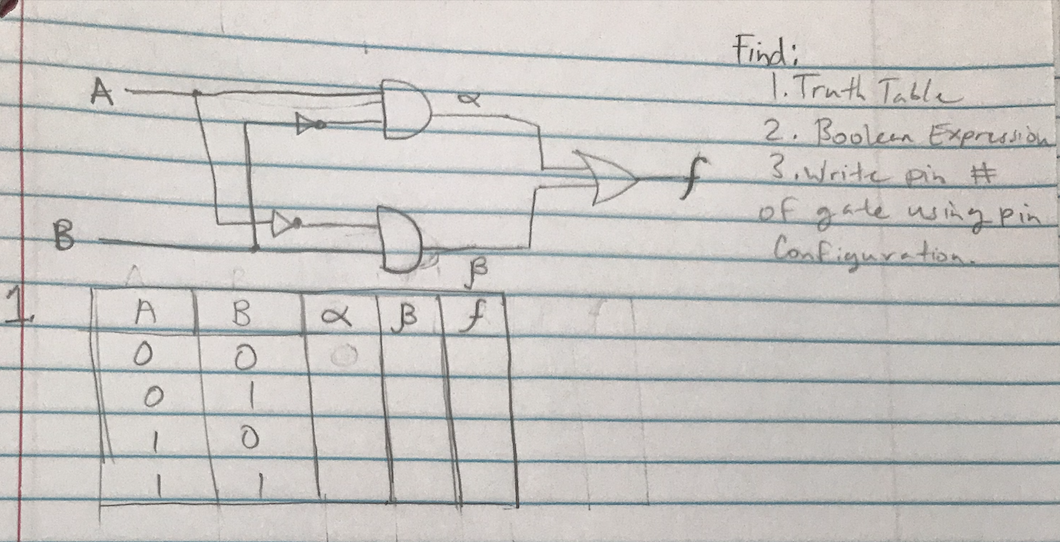 Solved FInd: XOR Gate 1. Truth table 2. Boolean | Chegg.com